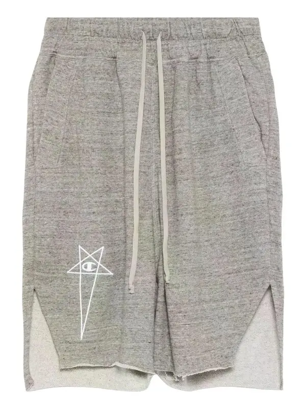 Rick Owens Beveled Pods Shorts - Grey