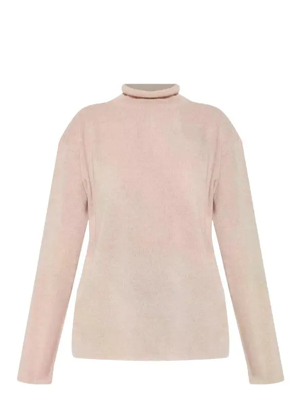 JIL SANDER Cashmere High Neck Sweater - Pink