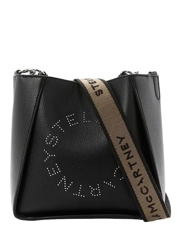 Stella McCartney Logo Crossbody Bag - Black