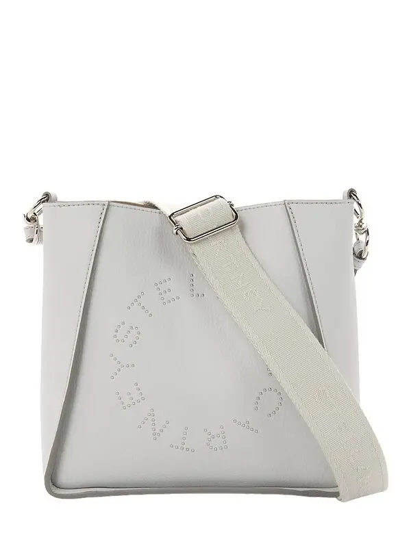 Stella McCartney Logo Crossbody Bag - Pearl Grey