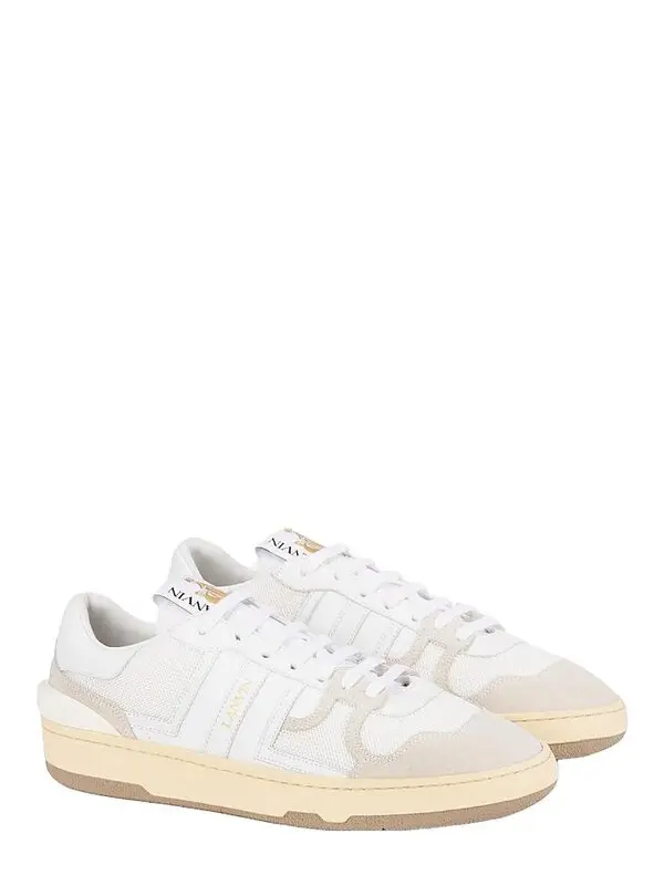 LANVIN Clay Mesh Sneakers - White