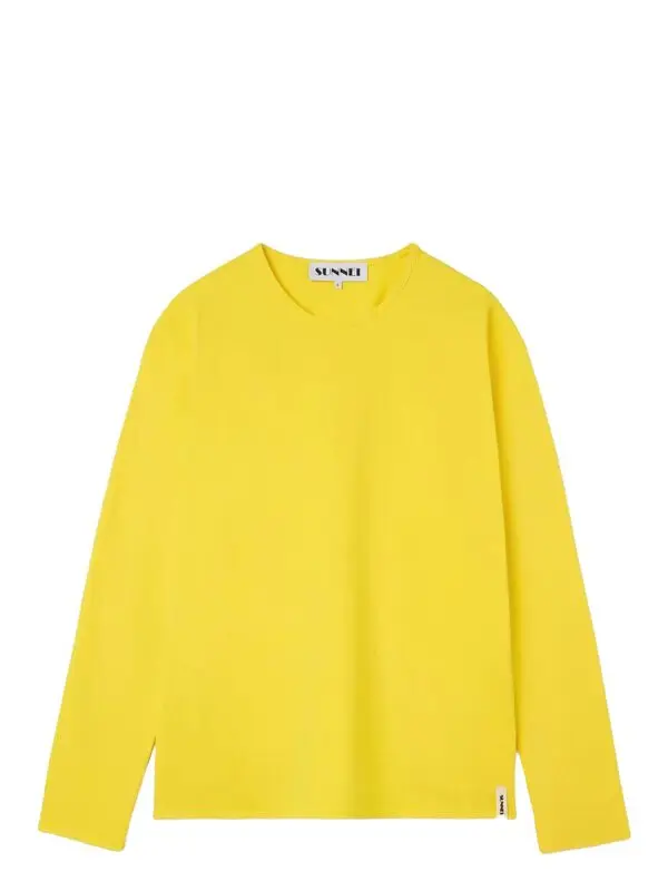 Sunnei Long Sleeve T-shirt - Yellow