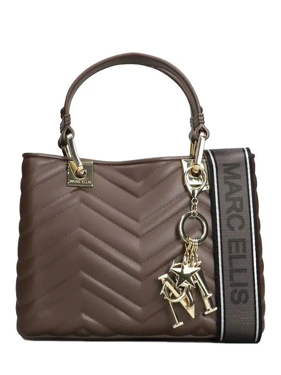 MARC ELLIS Krissy M Wave Shoulder Bag - Brown