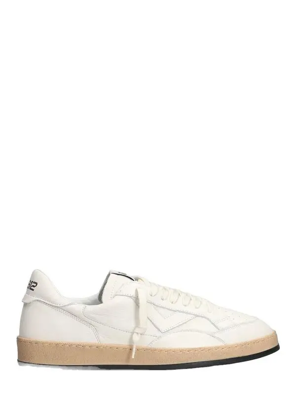 4B12 Playnew Leather Sneakers - White