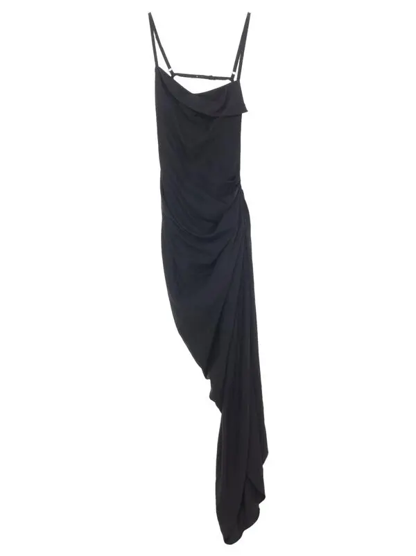 Jacquemus La Robe Saudade Longue Dress - Black