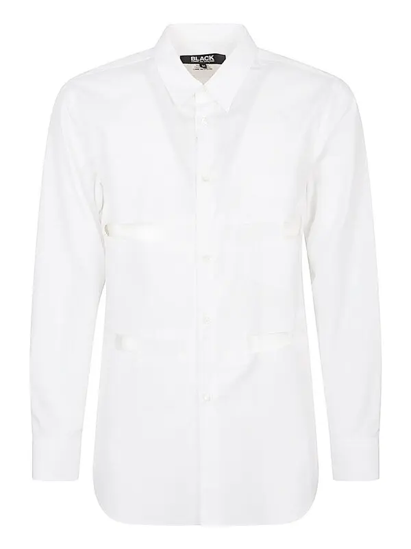 Comme Des Garçons Cotton Overshirt - White