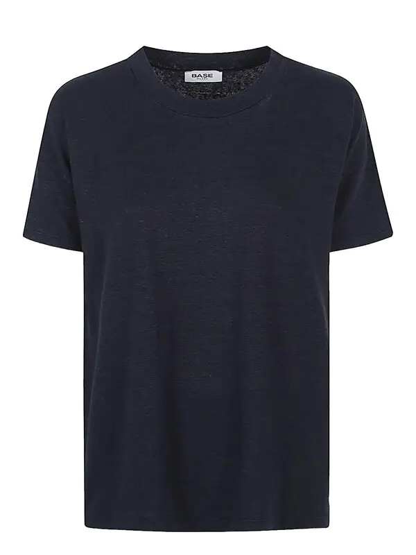 BASE Linen T-shirt - Blue