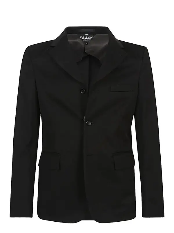Comme Des Garçons Single-breasted Jacket - Black