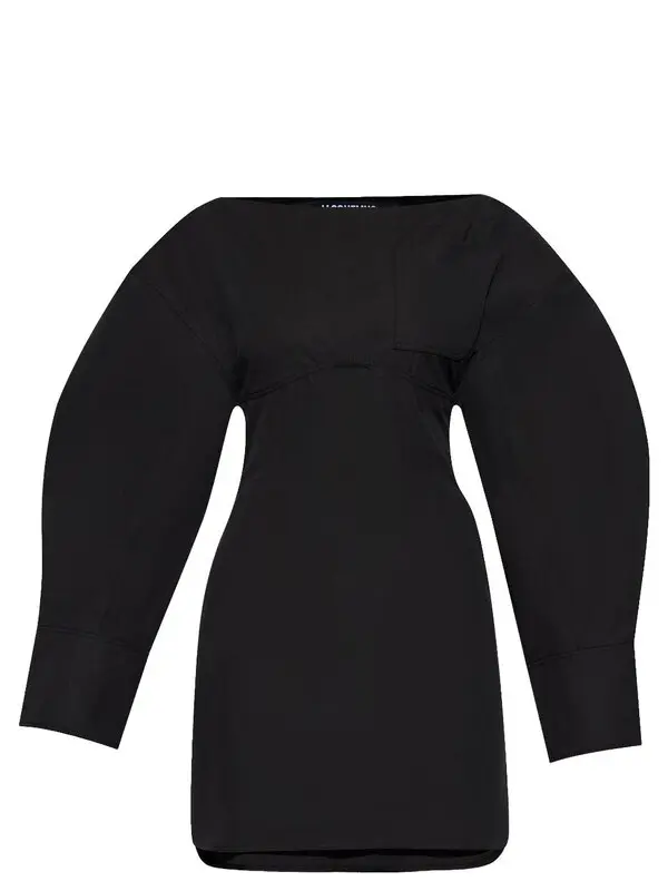 Jacquemus La Robe Chemise Casaco Dress - Black