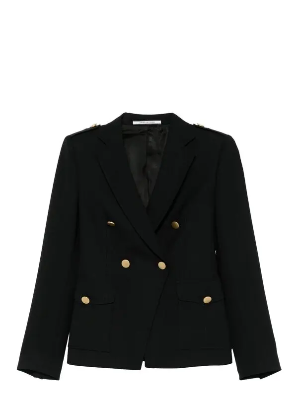 Tagliatore Wool Double-breasted Jacket - Black