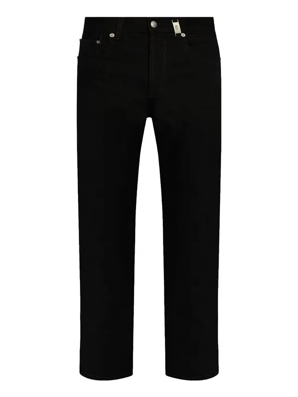 Alexander McQueen Straight Leg Denim Jeans - Black