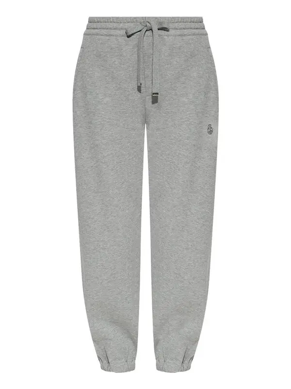 Alexander McQueen Alexander Mc Queen Logo Cotton Sweatpants - Grey