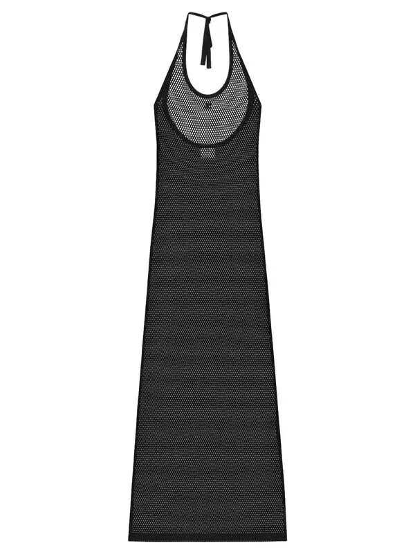 COURREGES Cotton Long Tank Dress - Black