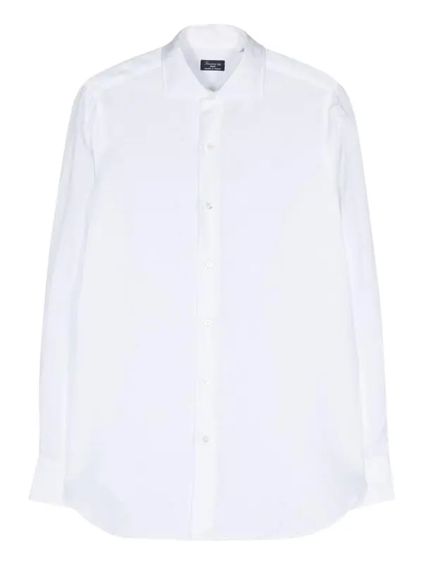 FINAMORE 1925 Napoli Cotton Shirt - White
