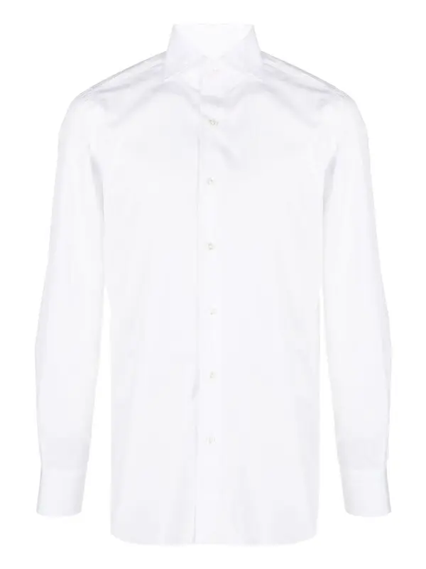 FINAMORE 1925 Napoli Cotton Shirt - White
