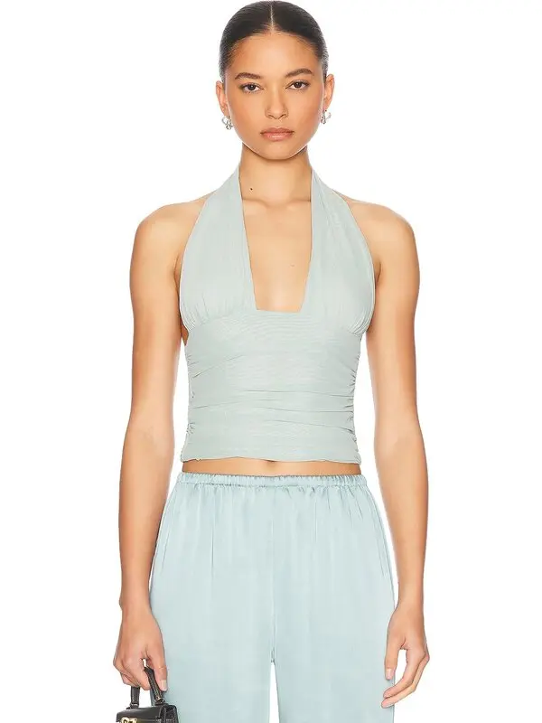 SEROYA Bimini Halter Top - Frosted Sea