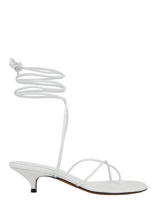 Proenza Schouler Slash Tie Sandal - White