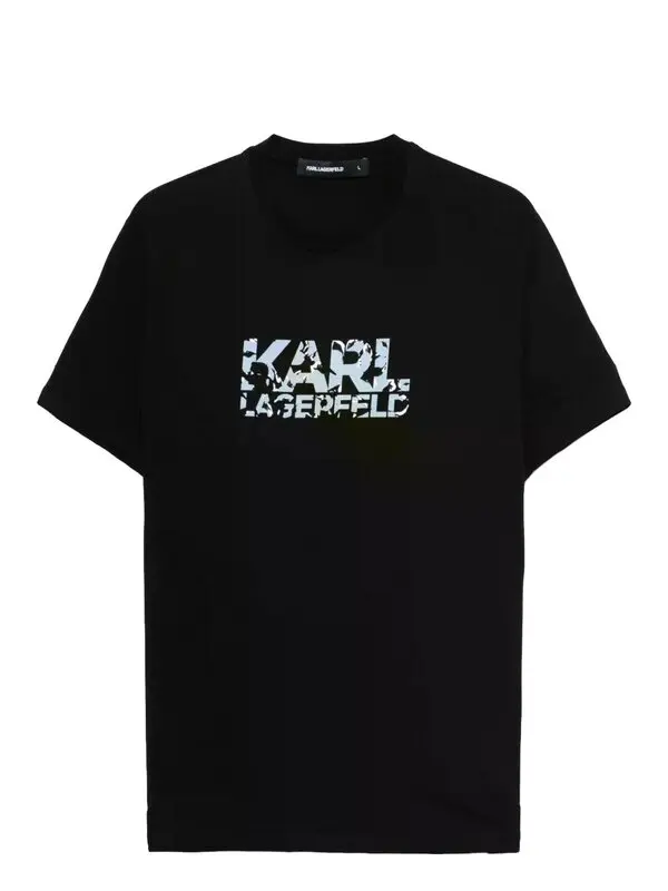 Karl Lagerfeld Logo-print T-shirt - Black