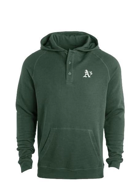 DUNBROOKE Athletics Montana Raglan Pullover Hoodie - Green