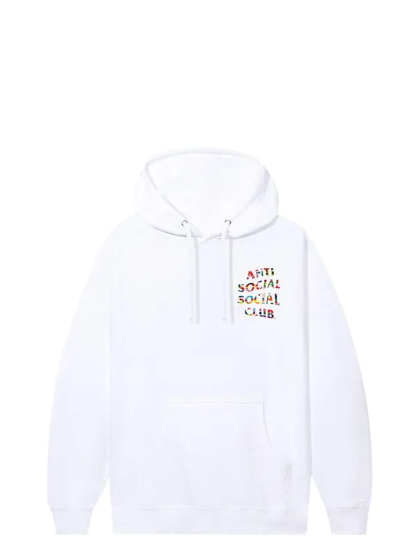ANTI SOCIAL SOCIAL CLUB Flag Collage Hoodie - White