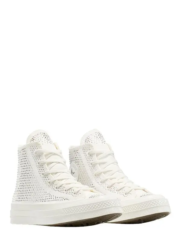 CONVERSE Chuck 70 Embellished Vintage High Top Sneakers - Vintage White