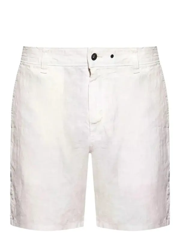 Rag & Bone Linen Above-knee Shorts - Neutrals