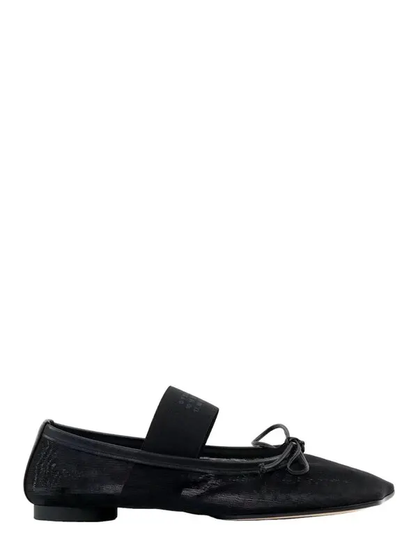 MAISON MARGIELA Mesh Ballerina Shoes - Black