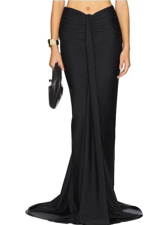 SHANI SHEMER Marcella Maxi Skirt - Black