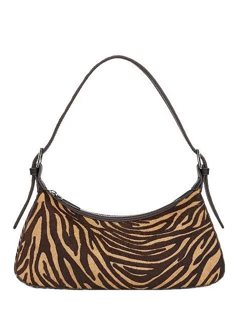 NAKEDVICE The Bronte Bag - Zebra & Silver