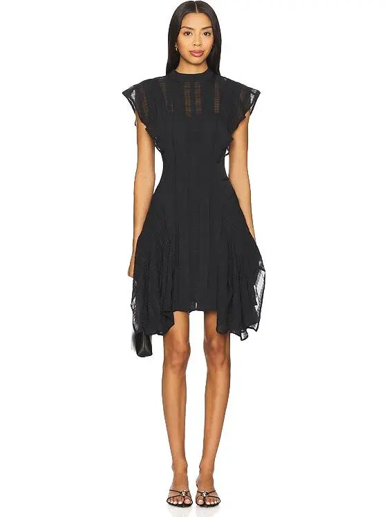 ALLSAINTS Fleur Texture Dress - Black
