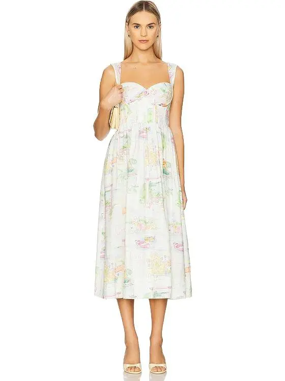 Yumi Kim Brigette Midi Dress - Italian Holiday