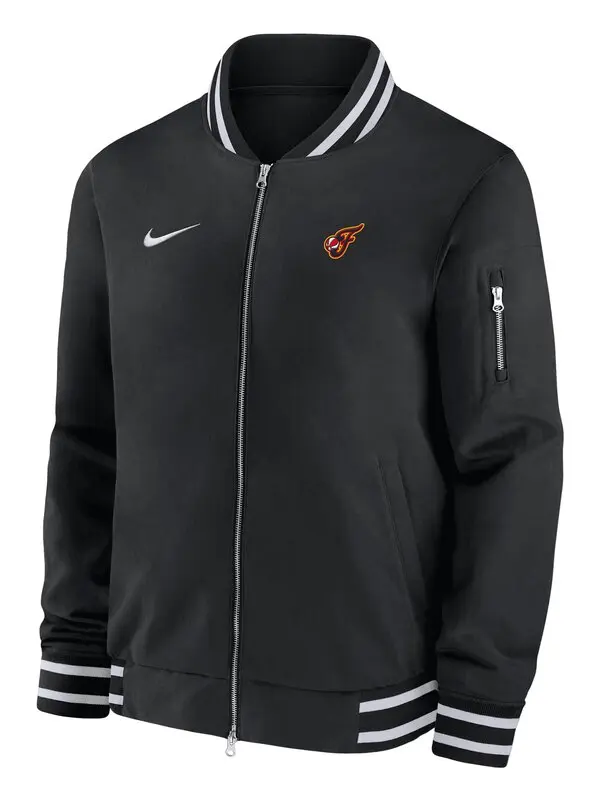 Nike Indiana Fever Wnba Bomber Jacket - Black