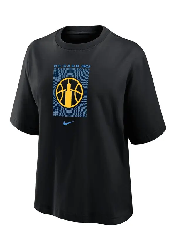 Nike Chicago Sky Wnba Boxy T-shirt - Black