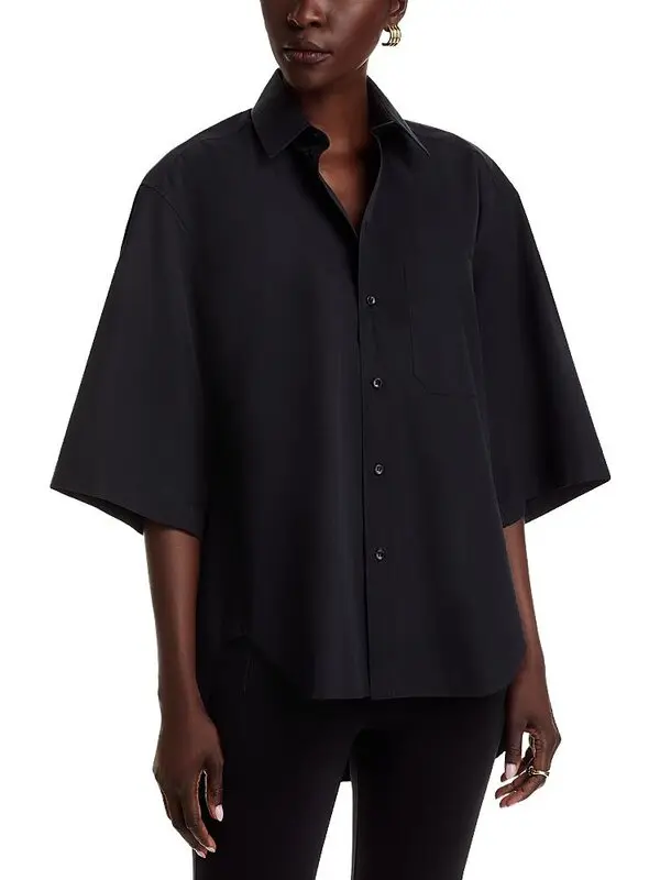 Wardrobe.NYC Short Sleeve Shirt - Black