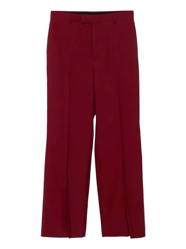 Gucci Wool Trousers - Red