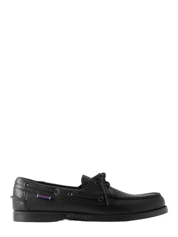 SEBAGO Docksides Portland Leather Boat Shoes - Black