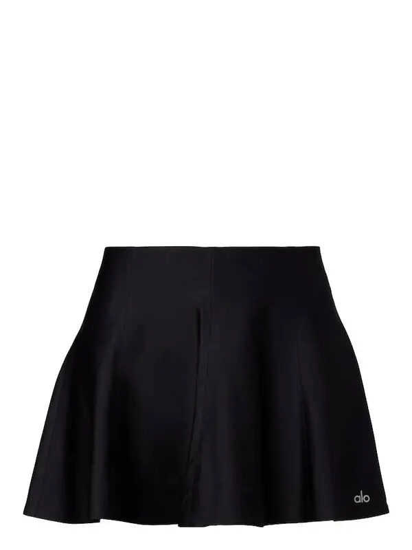 Alo Yoga Down The Line Airlift Tennis Skirt - Black