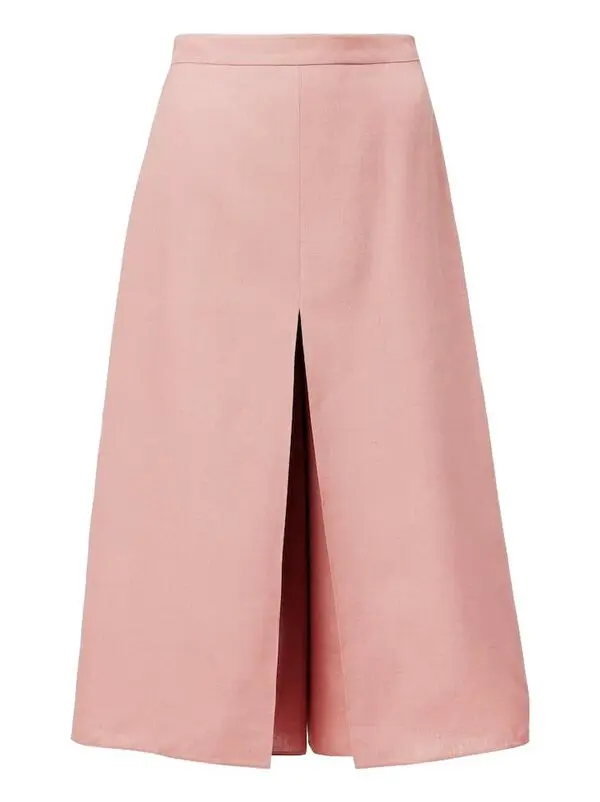 Valentino Garavani High-rise Wide-leg Skort - Pink