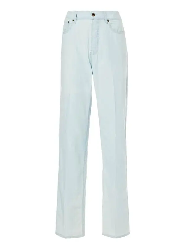 Miu Miu Low-rise Straight-leg Jeans - Blue