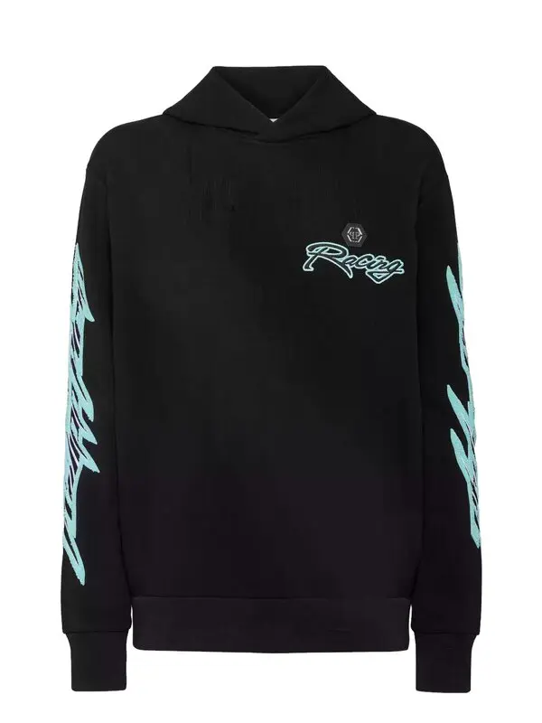 Philipp Plein Racing Club Hoodie - Black