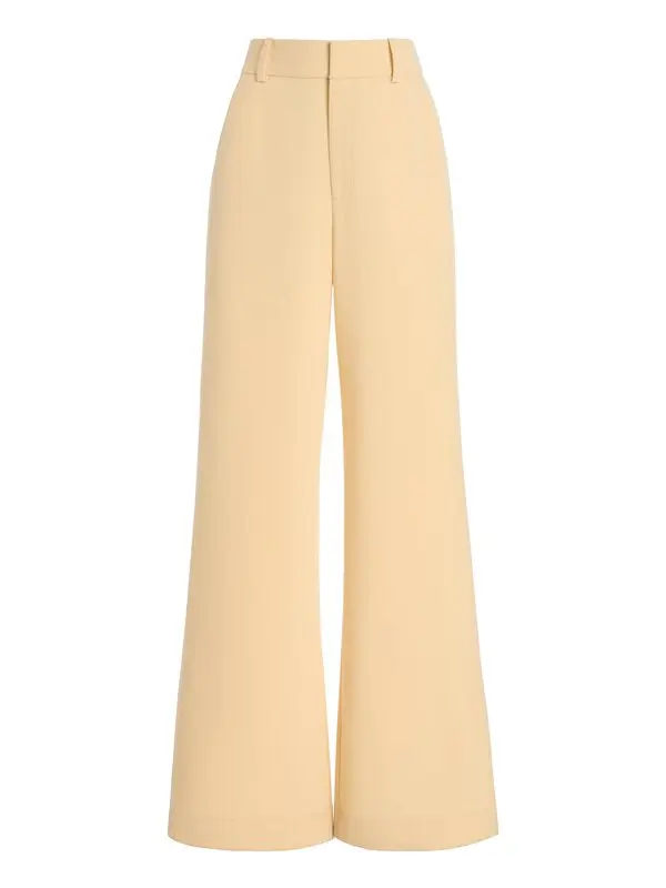 FAVORITE DAUGHTER The Jones Wide-leg Trousers - Yellow
