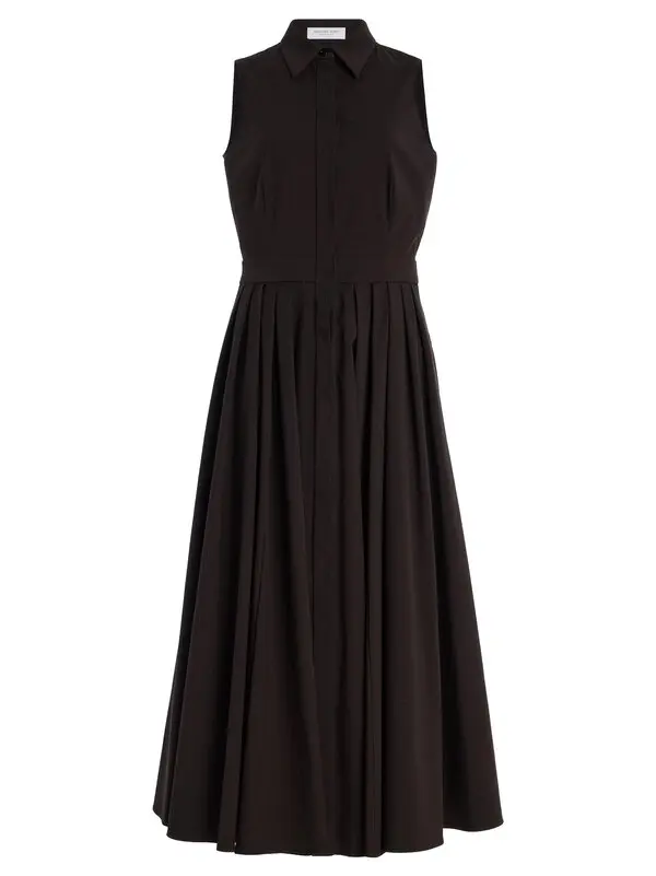 Michael Kors Cotton-poplin Shirt Dress - Brown