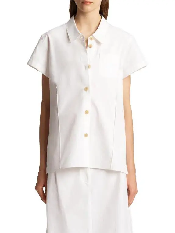 Khaite Keefe Button-up Shirt - White