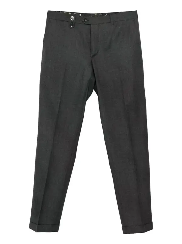BILLIONAIRE Virgin Wool Trousers - Black