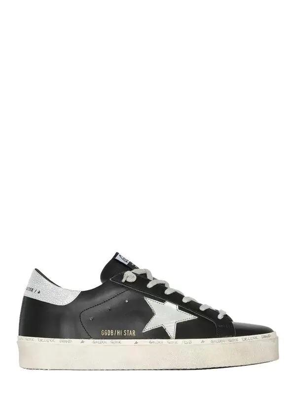 GOLDEN GOOSE Hi Star Sneakers - Brown