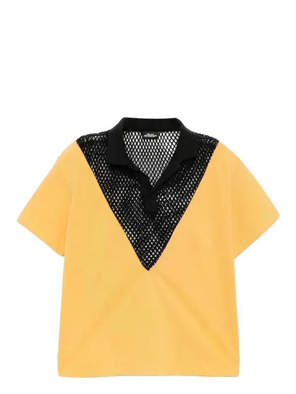 OLLY SHINDER Hybrid Lace Polo - Yellow