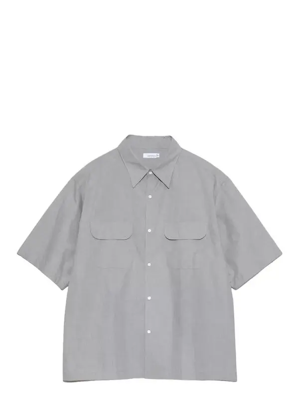 Nanamica Regular-collar End-on-end Shirt - Grey