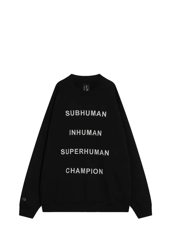 Rick Owens Jumbo Jeson Sweatshirt - Black
