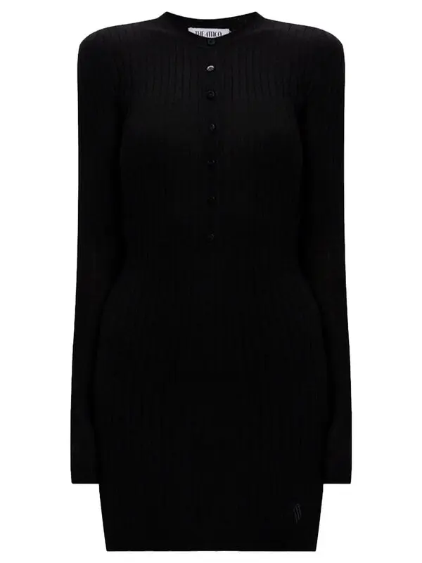 Attico Cashmere-silk Dress - Black