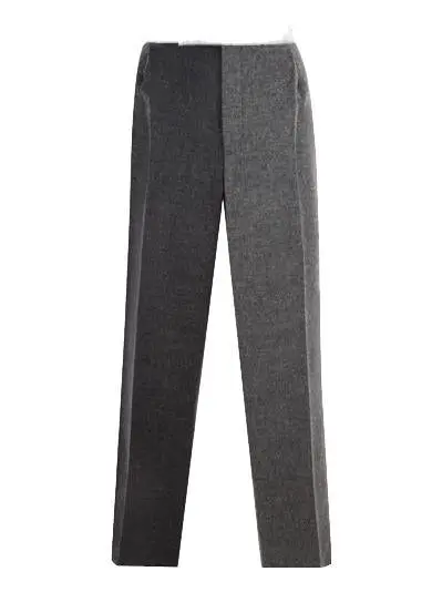 Thom Browne Pleated Shetland Wool Trousers - Grey